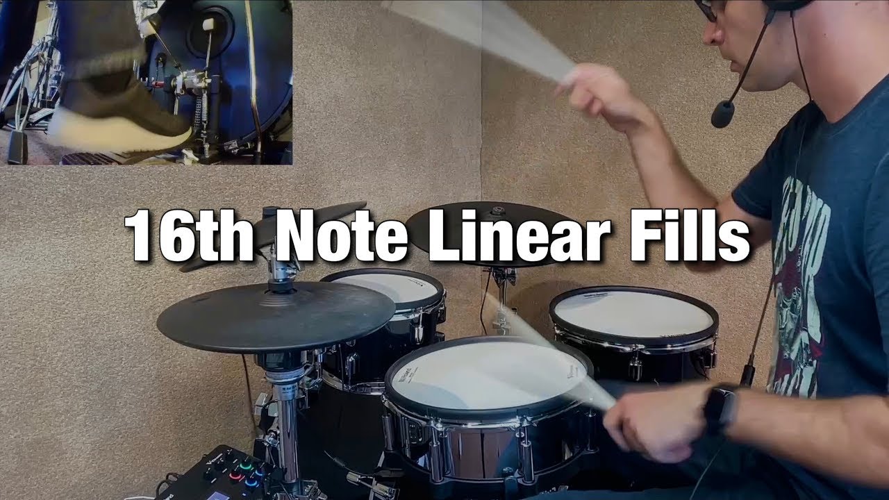16th Note Linear Fills - Drumdex
