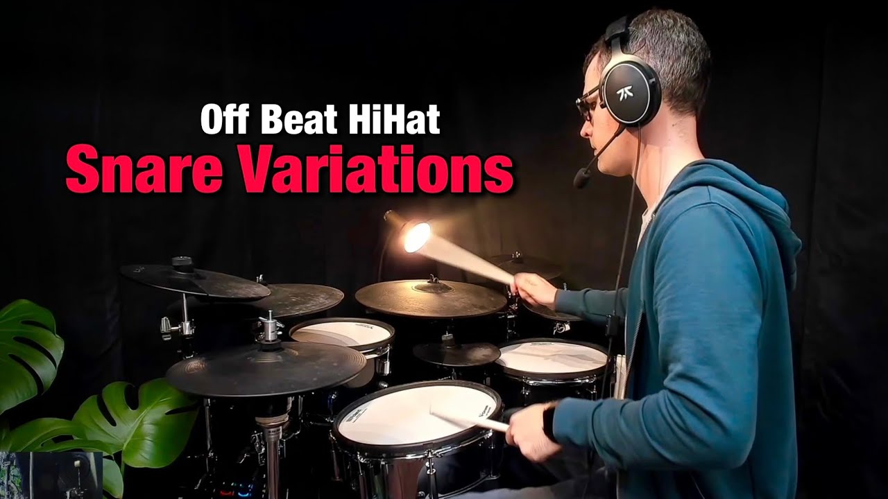 Off Beat HiHat Snare Variations - Drumdex