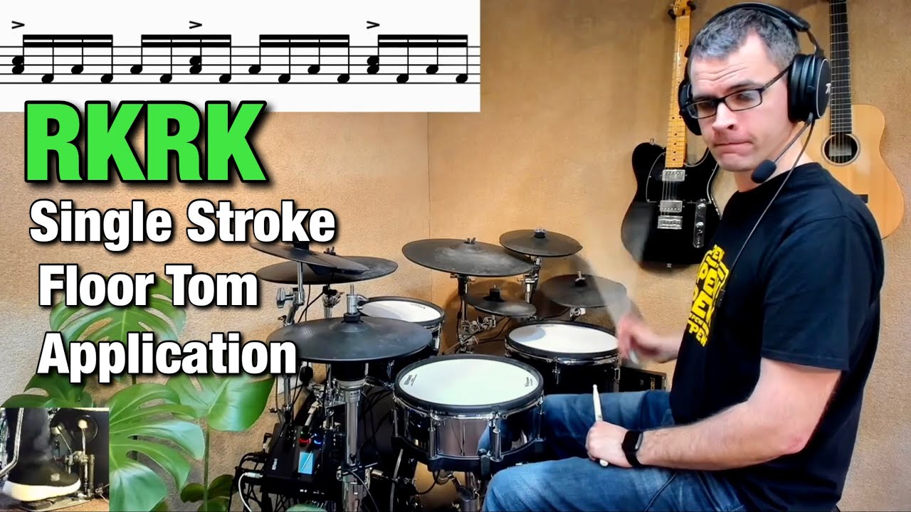 RKRK Single Stroke Floor Tom Application - Drumdex