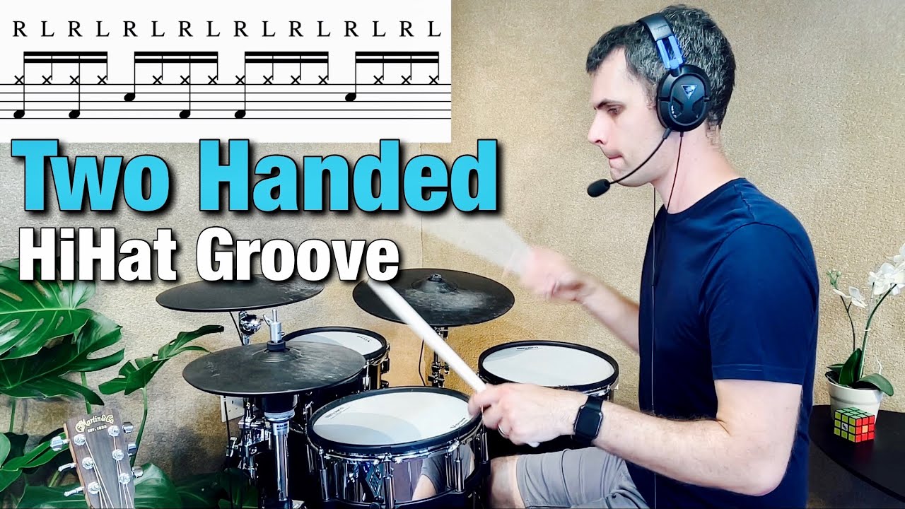 Two Handed HiHat Groove - Drumdex