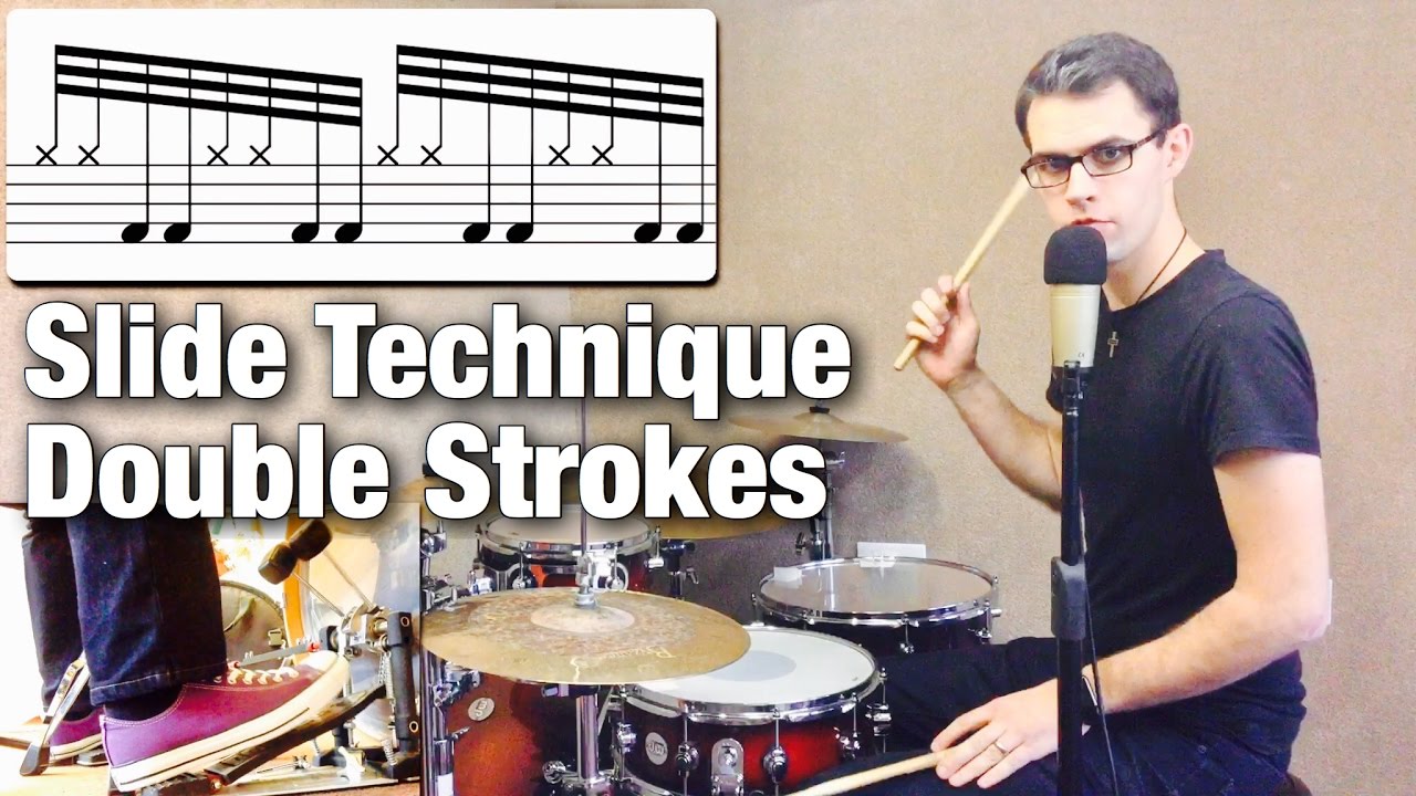 Slide Technique Application - Double Strokes - Drumdex