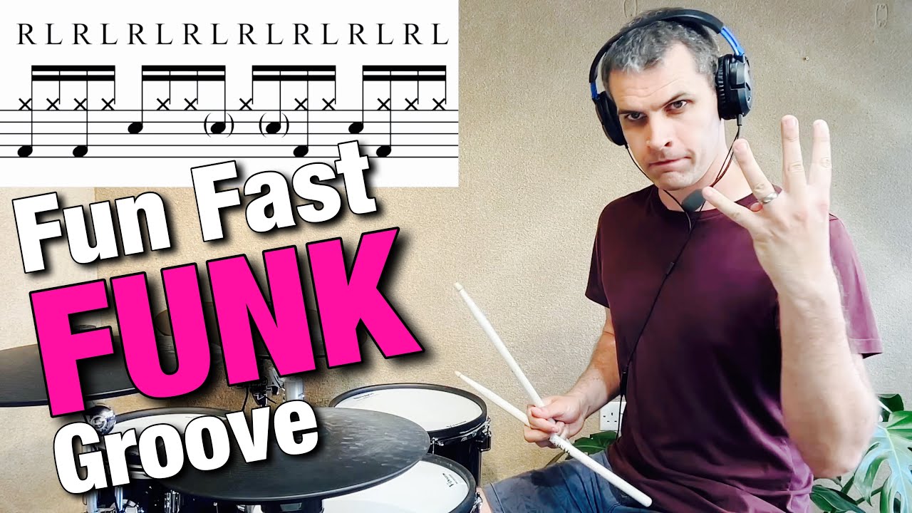 Fun Fast Funk Groove - Drumdex
