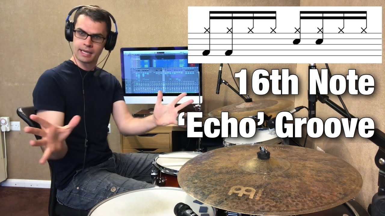 16th Note Echo Groove - Drumdex