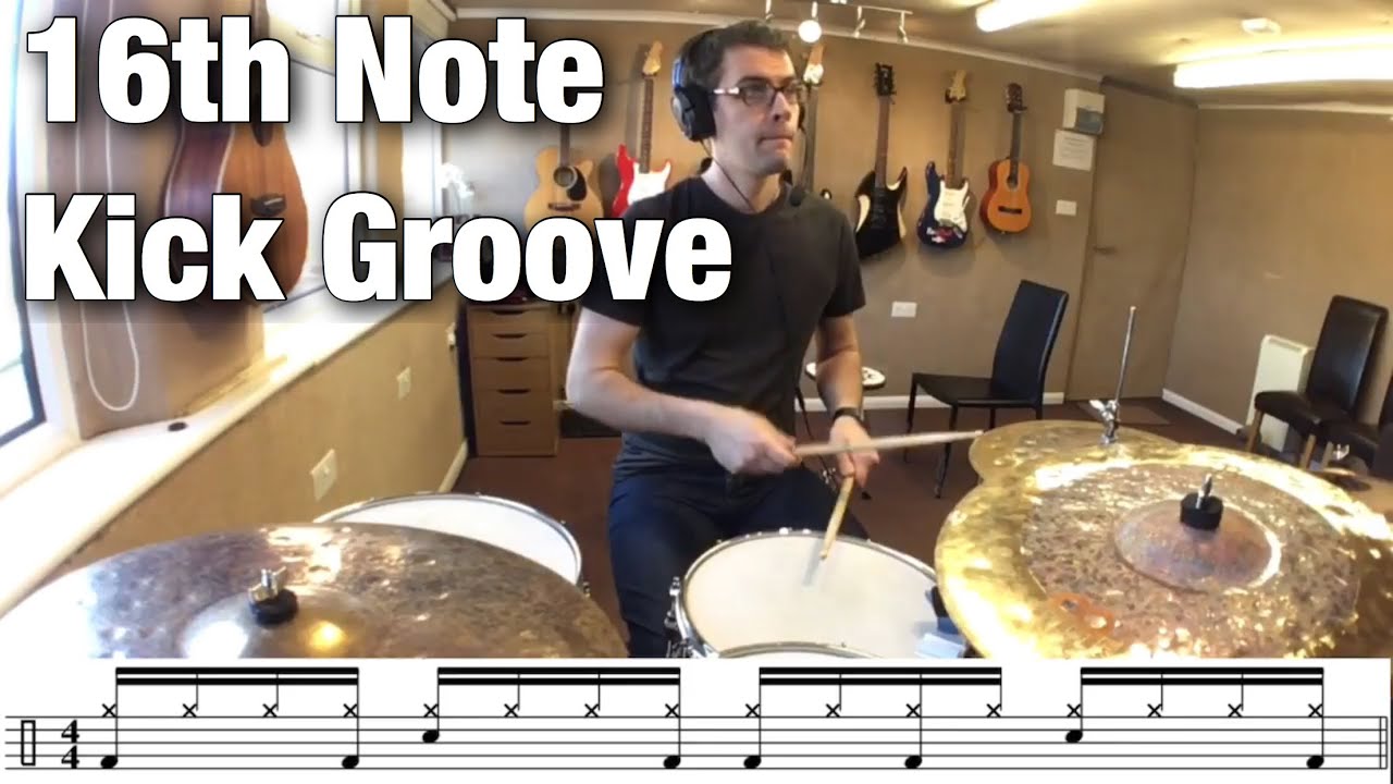 16th Note Kick Groove - Drumdex