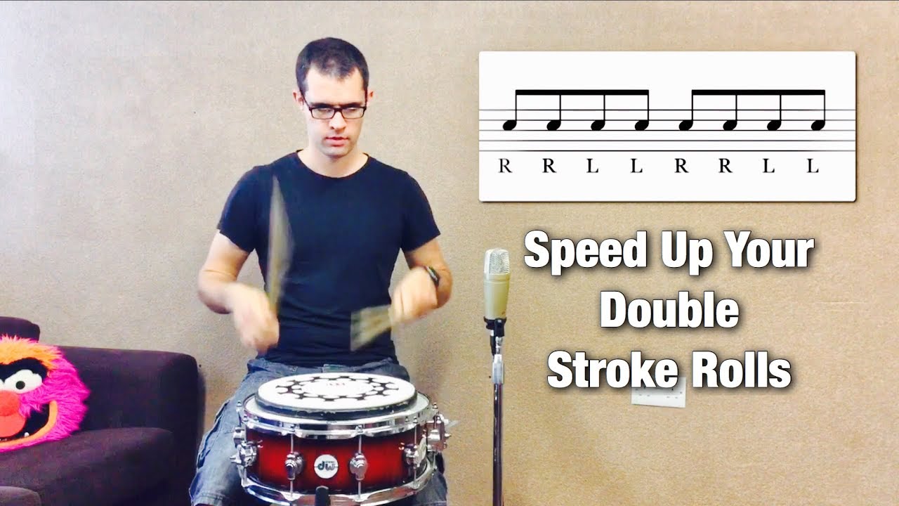 How To Speed Up Your Double Stroke Roll - Drumdex