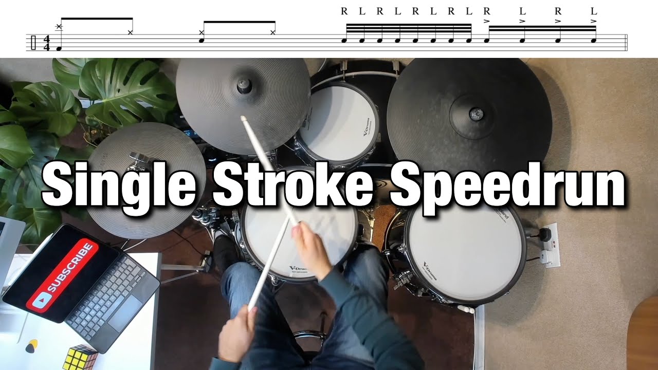 Single Stroke Speedrun - Drumdex
