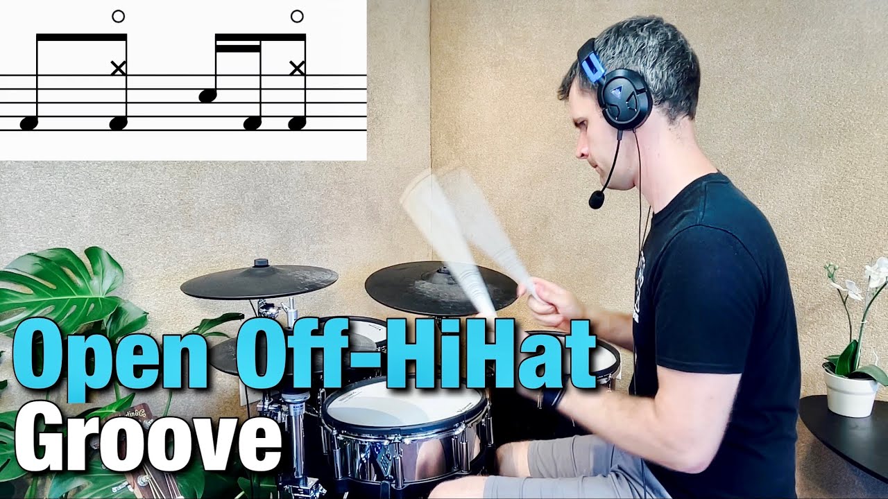 Open Off-HiHat Groove - Drumdex