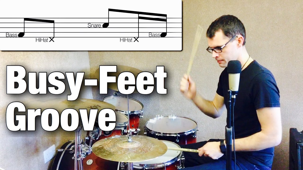 Busy Feet Groove (Free Your Right Hand) - Drumdex