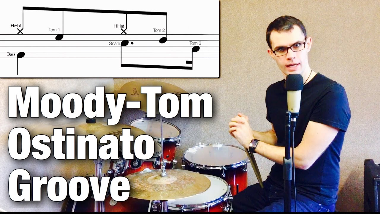 Moody-Tom Ostinato Groove - Drumdex