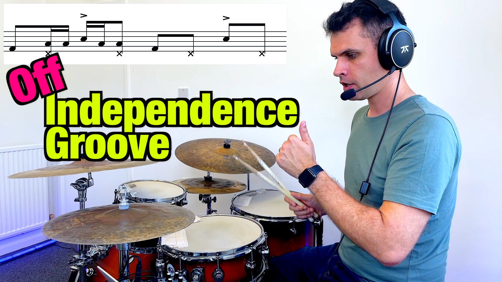 Off Independence Groove - Drumdex
