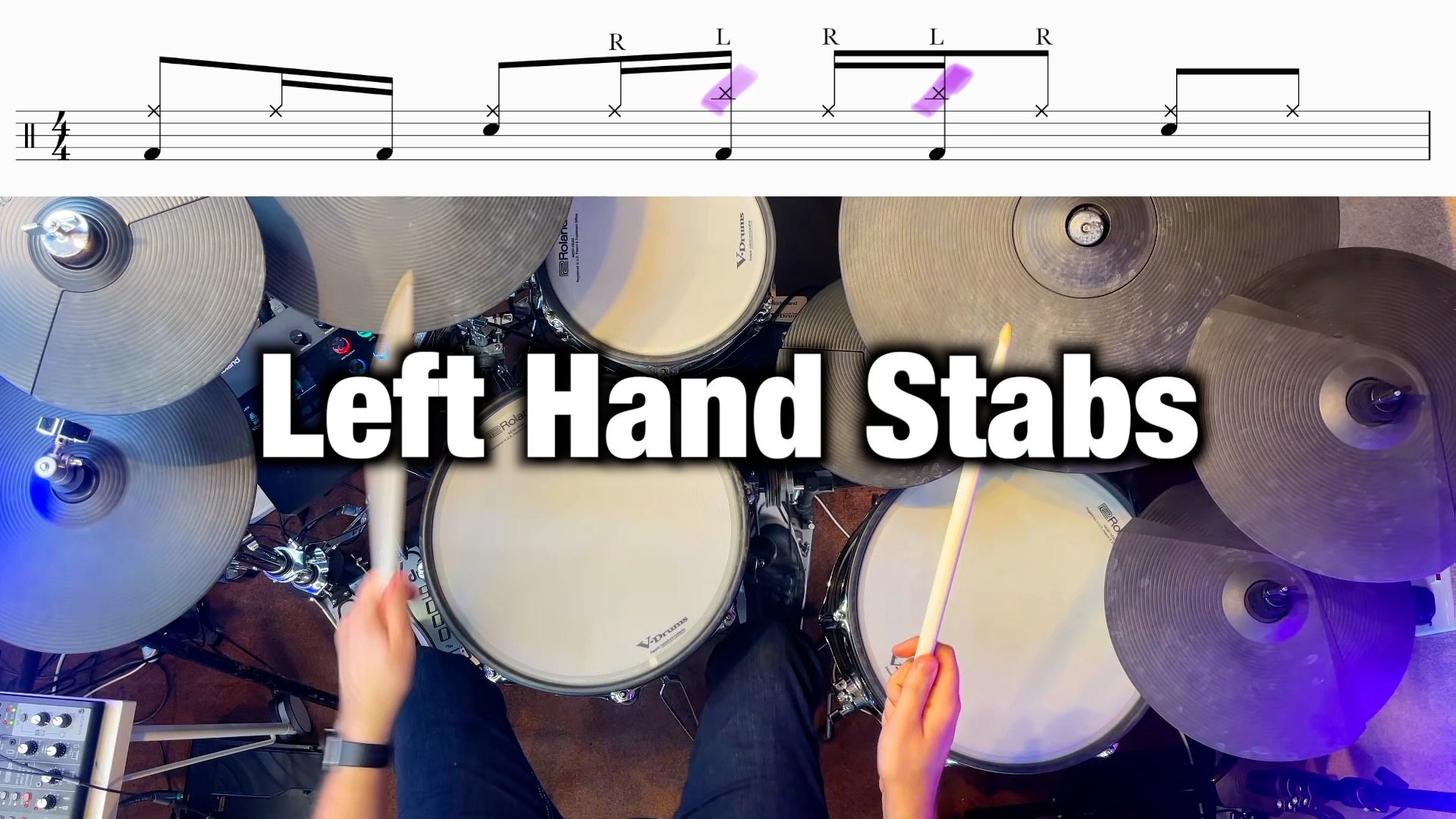 Left Hand Stabs - Drumdex